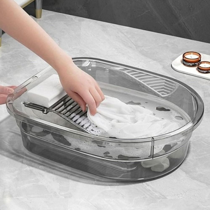 Multifunction Thickened Washboard Basin Non-Slip Large Capacity Hand ...