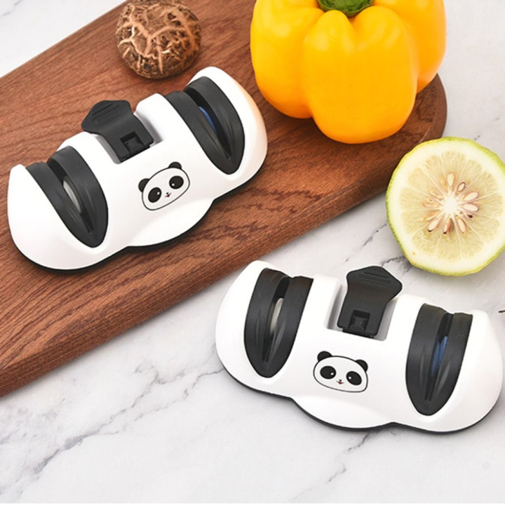 Sharping Tool Suction Cup Sharpener Panda Sharpener Powerful Manual Sharpening Chef | Daraz.com.np