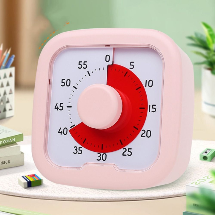 Multi functional Silent Visual Timer with Stand 60-Minute Countdown ...