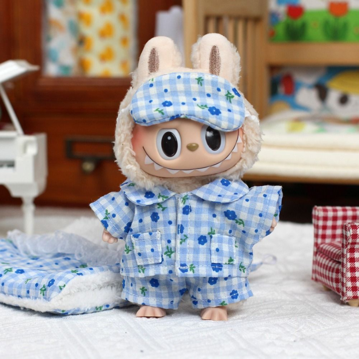 Suit Pajamas Labubu Doll Clothes Pillow Sheet Labubu Doll Sleeping Bag ...
