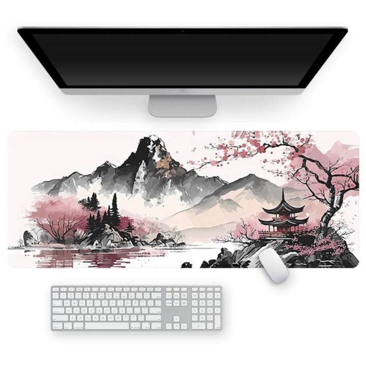 Simple Large Size Keyboard Mats Stitched Edge English Shortcut Keys ...