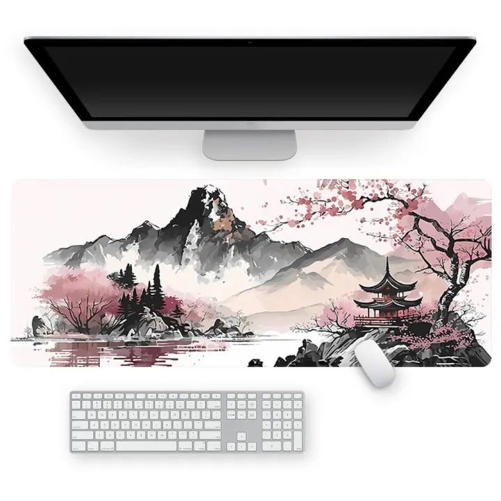 Simple Large Size Keyboard Mats Stitched Edge English Shortcut Keys ...