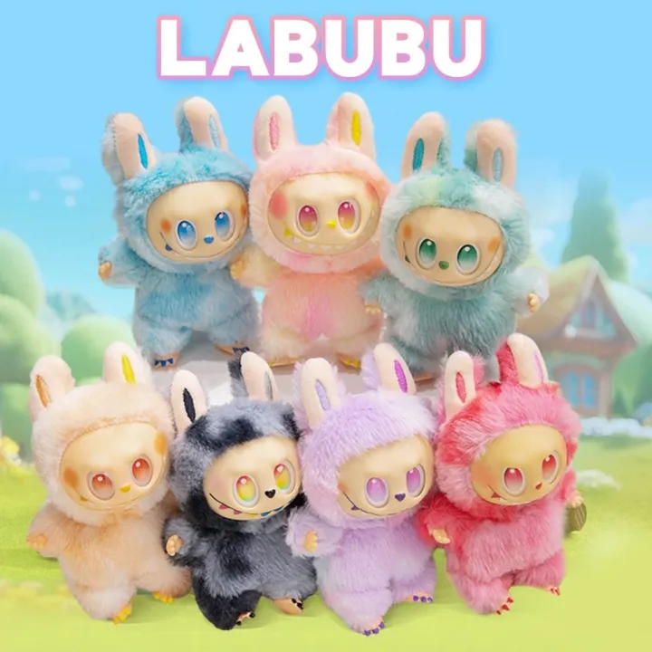 Vinyl Face Doll Figure Labubu V3 Party Series Labbubu Figure Pendant ...