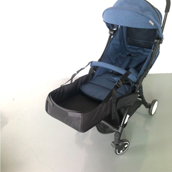 Portable Extended Seat Adjustable Baby Stroller Footrest Stable ...