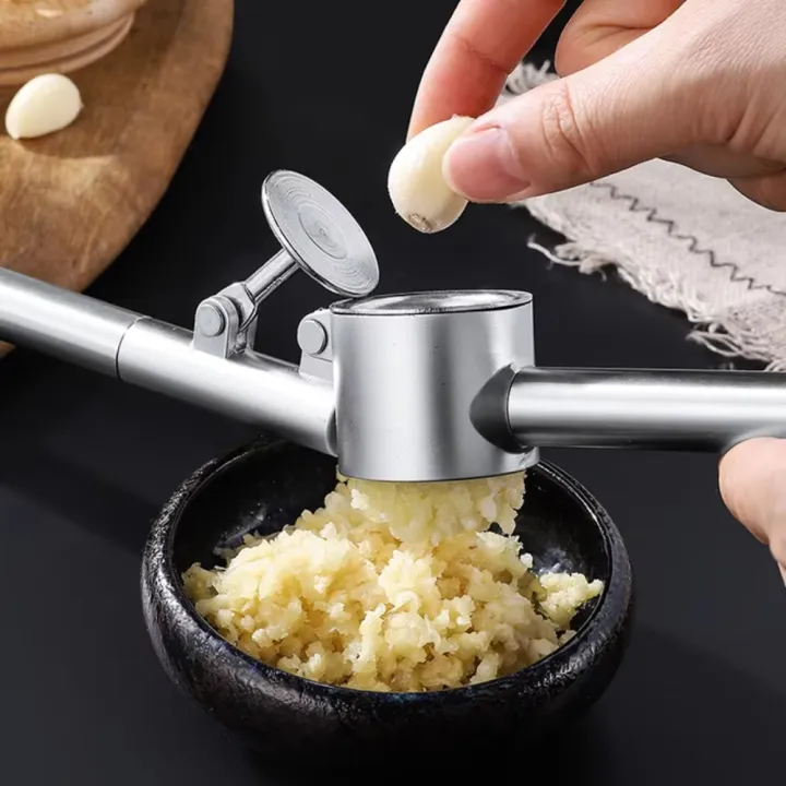 Food Processor Stainless Steel Garlic Press Detachable High Hardness ...