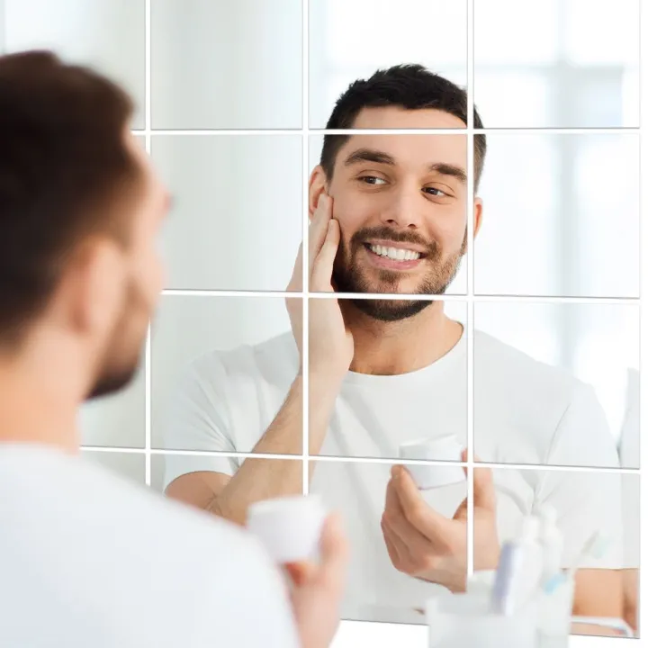 Safety Unbreakable Flexible Mirror Sheets Non Glass Cuttable Mirror ...