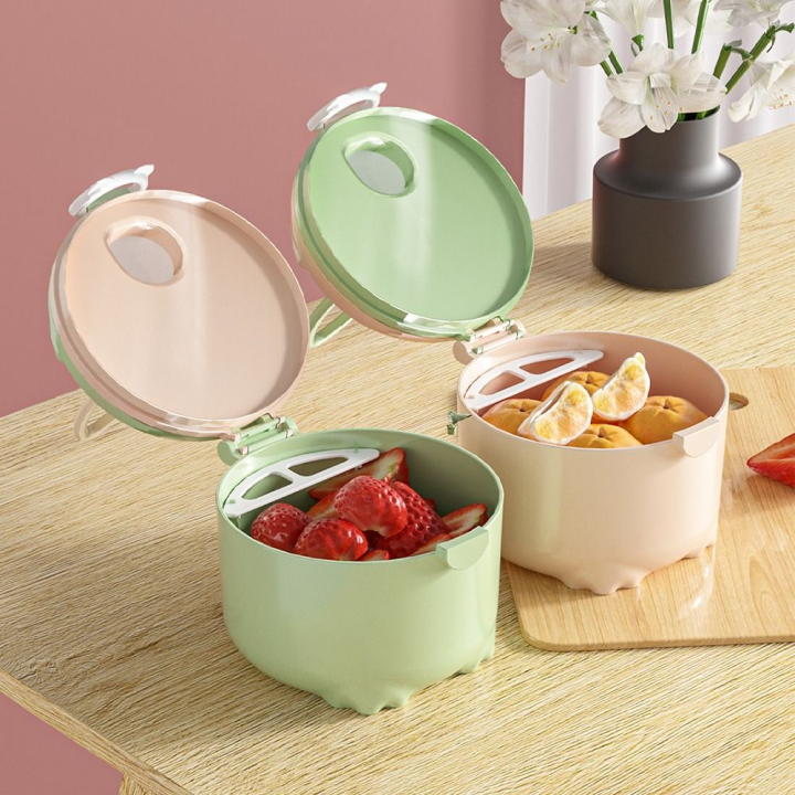 Cute Crown With Milk Powder Spoon Feeding Lunch Box Candy Color Milk ...