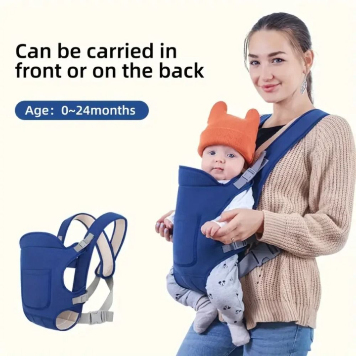 Portable Solid color Baby Wrap Carrier Cloth Multi-Functional Infant ...