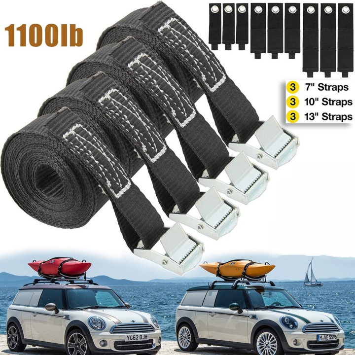 Durable 400 kg Tensile Force Lashing Straps with Metal Buckle Dacron ...