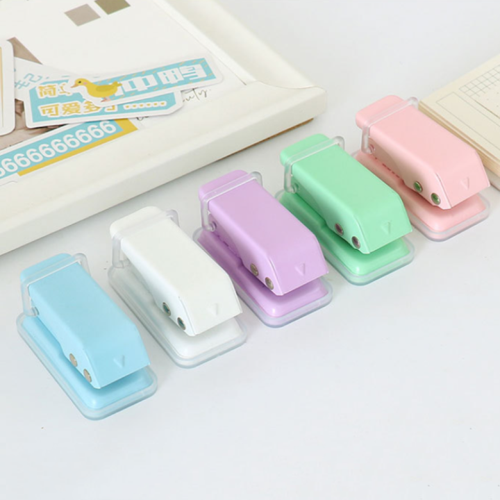 Portable DIY Crafts Single Hole Punch Punching Binding Mini Paper Punch ...