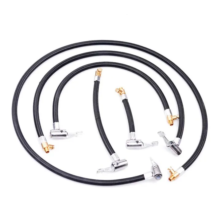 Motorcycle High pressure tube Bike Locking Air Chuck Inflator Tube ...
