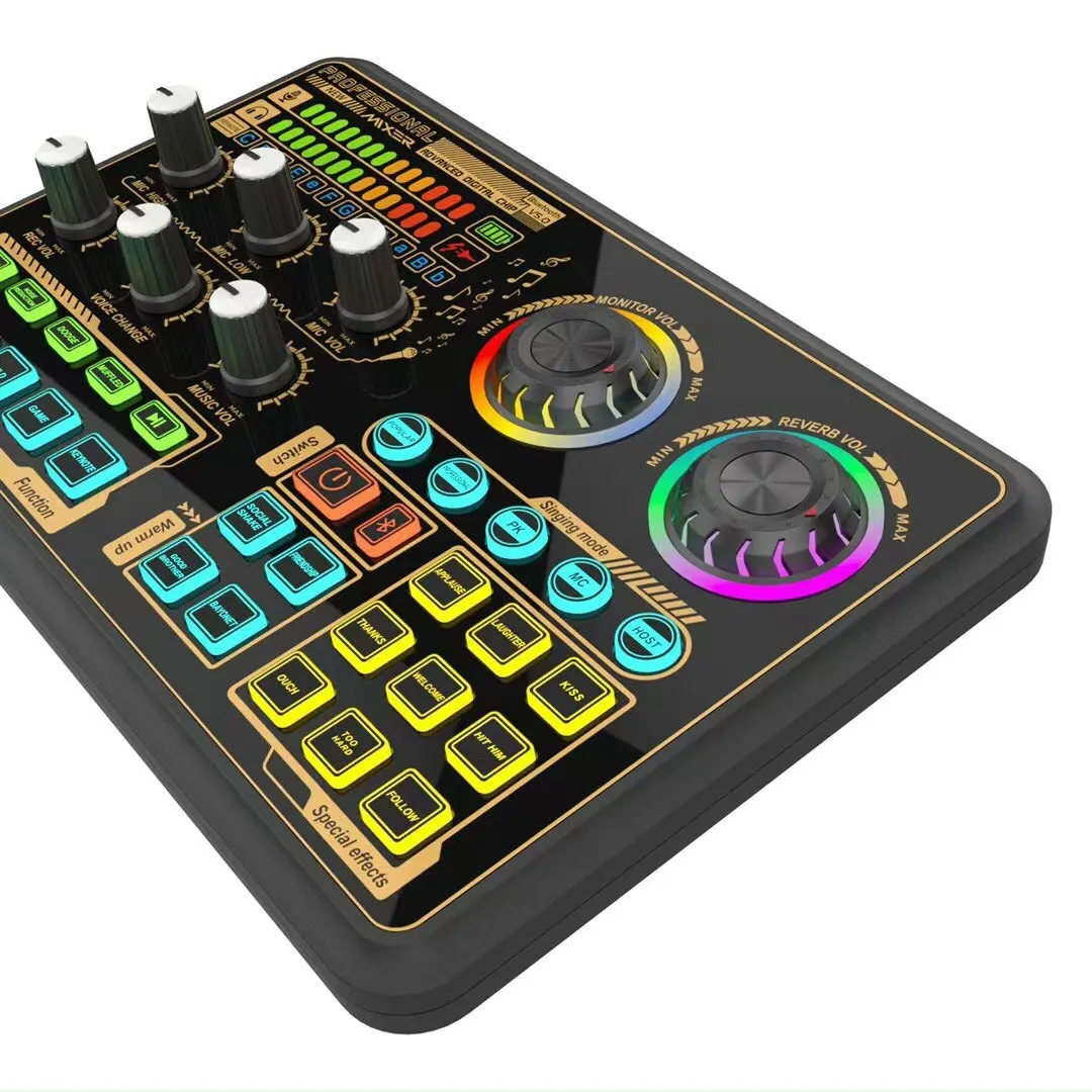 Sound Card K600 Professional Live Streaming Equipment Parts Audio ...