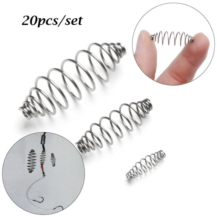 20pcs High quality Explosion Olive S M L Floating Feeder Fishing Spring ...