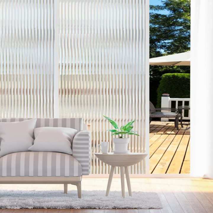 New Frosted Window Privacy Film Static Cling Removable Frosted Glass ...