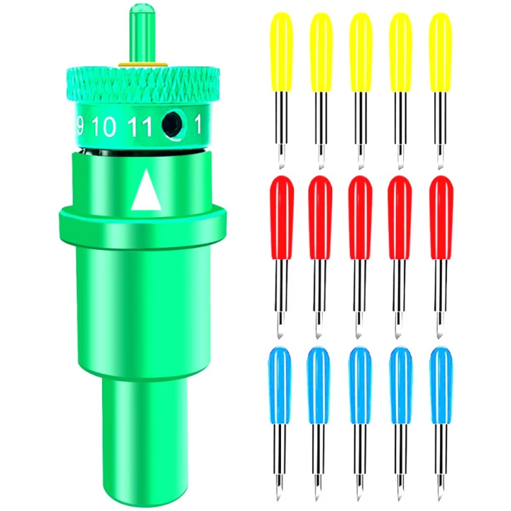 New 30 45 60 Degree Plotter Blades Replacement Smooth Vinyl Cutters Metal Blades Holder for ...