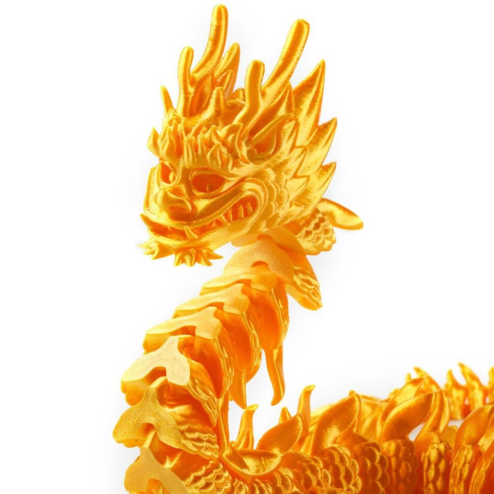 Home Decor with Movable Joints 3D Printed Articulated Dragon Christmas ...