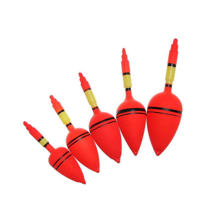 5pcs/set Hot Plastic Bobber Light Stick Fishing Night Float Eva Foam ...