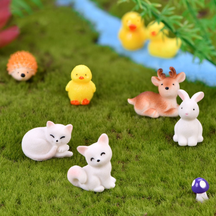 DIY Micro Landscape Fairy Garden Accessories Animals Figurines ...