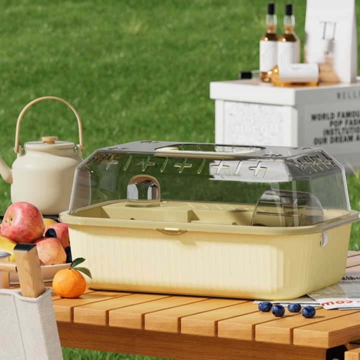 New Openable Top Hamster Cage Transparent Ventilation Hamster Habitat ...