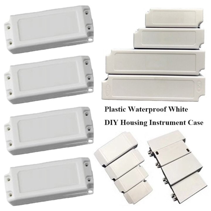 White ABS Plastic High Quality Electronic Project Box Enclosure Boxes ...