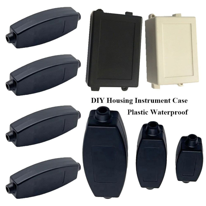 Black ABS Plastic High Quality Enclosure Boxes Waterproof Cover Project ...