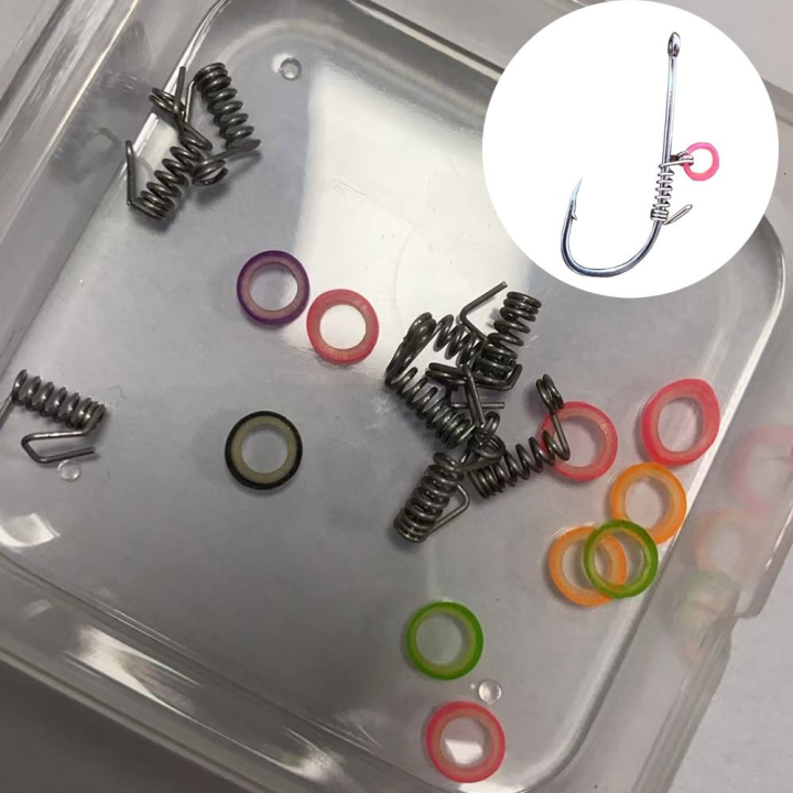 10pcs 2025 Pickerel Live Shrimp Bait Hooks Spring Durable Corrosion ...