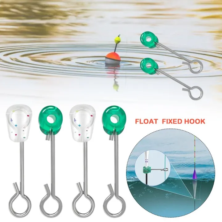 20pcs 2025 Removable Float Fixed Hook windproof Wave Flowing Water Fixed Float Gadget Anti-Water ...
