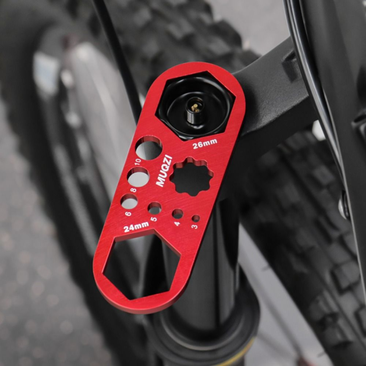 Aluminum alloy MTB Front Fork Removal Tools Shock Absorber Air Suspension Fork Bike 8T 12T ...