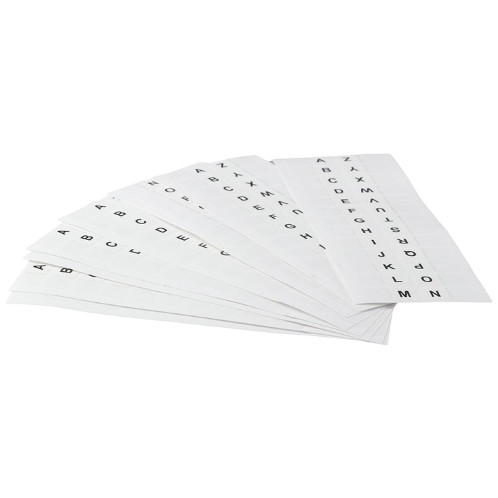 8 sheet A-Z Sticky Tabs White Alphabet Book Tabs 208PCS Self-Adhesive ...