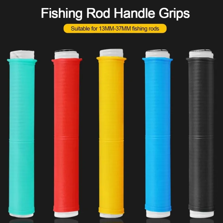 Heat Shrink Tube Silicone Fishing Rod Handle Wrap Replaceable Non Slip ...
