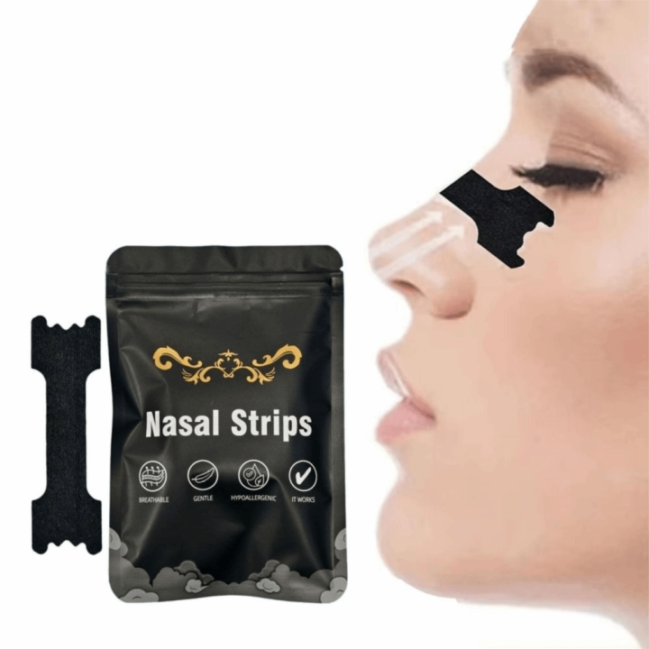 30Pcs New Hypoallergenic Nose Strips Breathable Nasal Congestion Breath ...