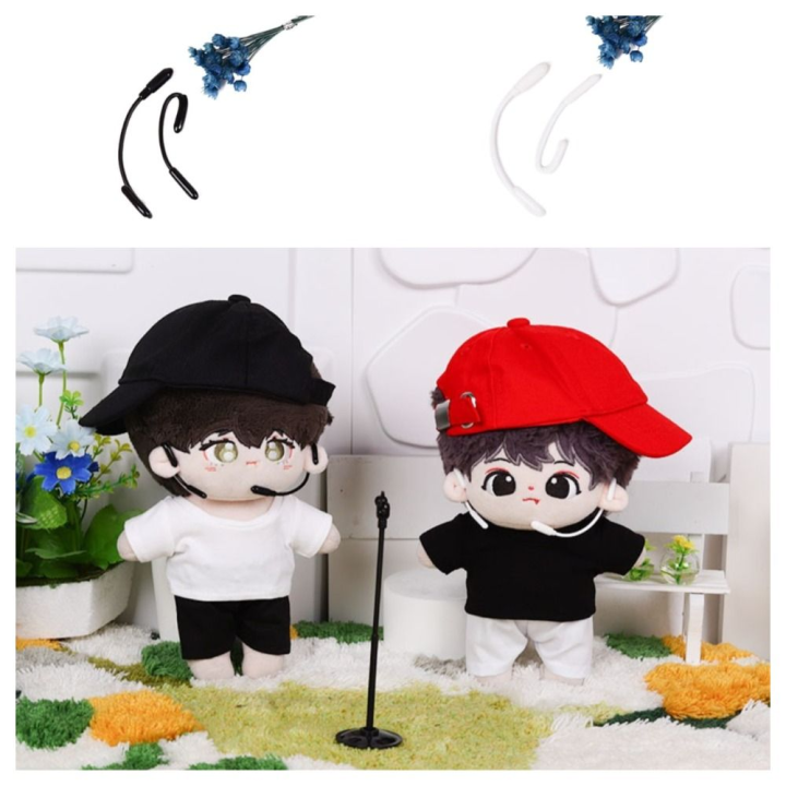 Trend Rectangle Mini Microphone Toys Multi Color Cotton Dolls Earphones ...