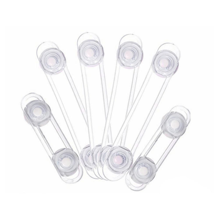 Portable Plastic Child Safety Lock Anti-pinch Transparent Sliding Door ...