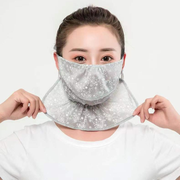 Hot Sale Anti-UV Lace Sunscreen Mask Hanging Ear Breathable Scarves ...