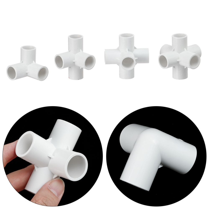 Pipe Fittings Stereoscopic 3 WAY 4 WAY 5 WAY 6WAY Pipe Connector Water Pipe PVC Connector | Daraz.lk