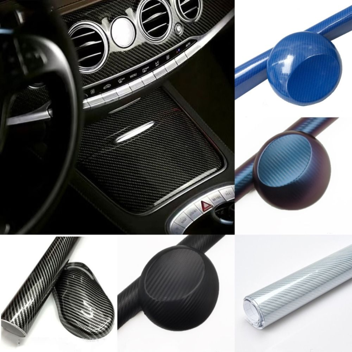 Fashion 30CM*50CM Carbon Fiber Vinyl Film 6D Effect Forged Carbon Fiber ...