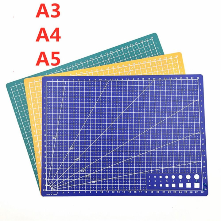 Double-side Leather Craft Tool Cutting Mat Engraving A3 A4 A5 Cutting Board Patchwork Sewing PVC ...