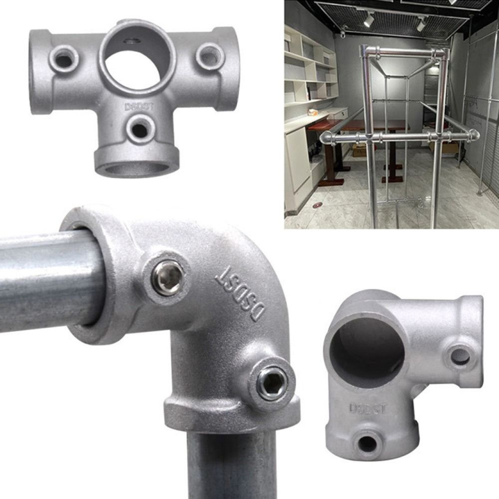 New 1\2''/3\4"/1'' Pipe Fitting Connector Aluminum Alloy Steel Circular ...