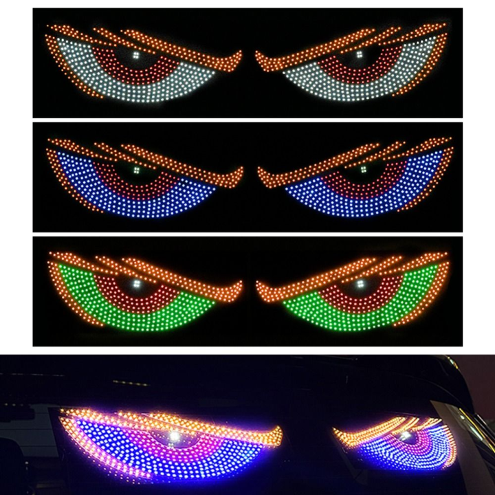 Creative Flexible Truck Devil's Eye Light Multi-Mode USB LED Windshield ...