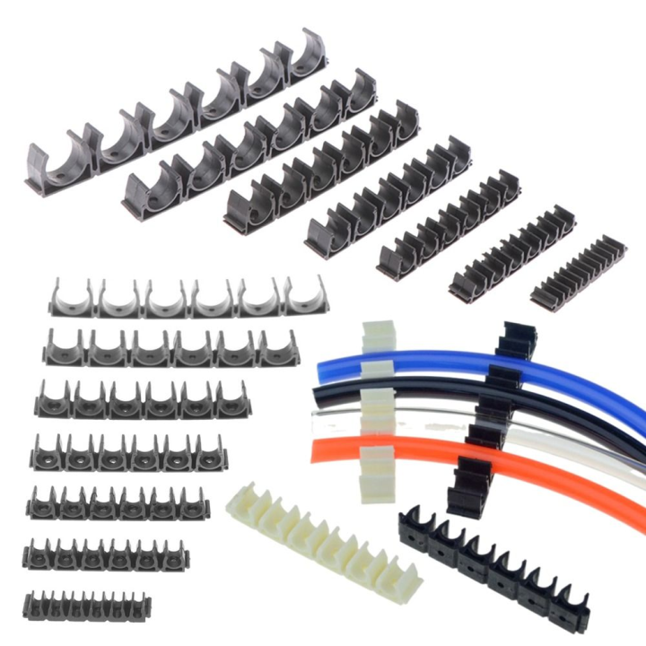 Durbale Air Hose Hose Clamp Fixing 6 Way Water Pipe Holder 4mm 6mm 8mm ...