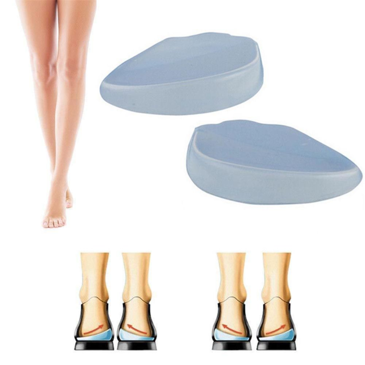 1 Pair Hot Sale Flat Foot Care Orthopedic Shoes Pad Silicone Insole X/O Type Legs Correction ...