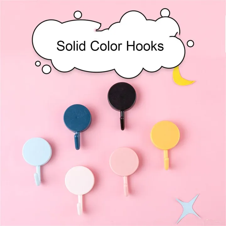 Home Kitchen Without Trace Nail Door Hook Storage Rack Self-adhesive ...