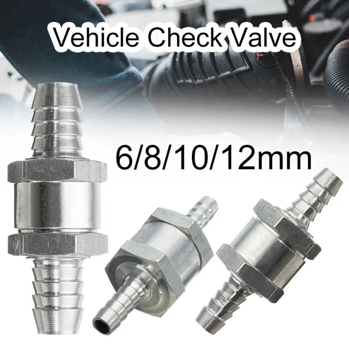 Durable Diesel Petrol One Way Adapter Vehicle Check Valve 6/8/10/12mm ...