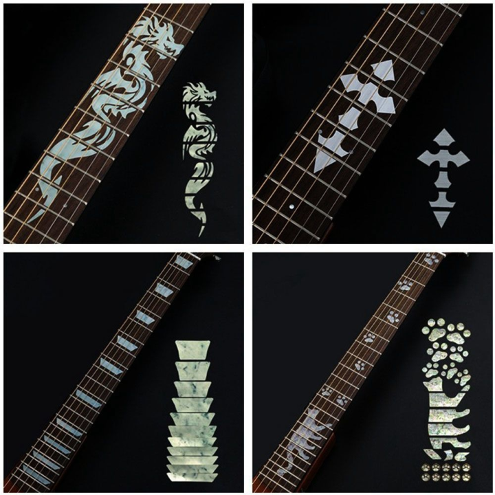 22 Styles Music Instrument Decorations Electric Guitar Parts Fretboard ...