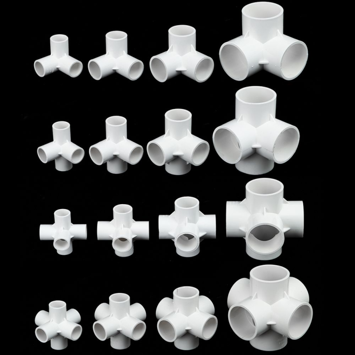Pipe Fittings 3 WAY 4 WAY 5 WAY 6WAY 20mm 25mm 32mm 50mm PVC Water Pipe Connector Pipe Connector ...