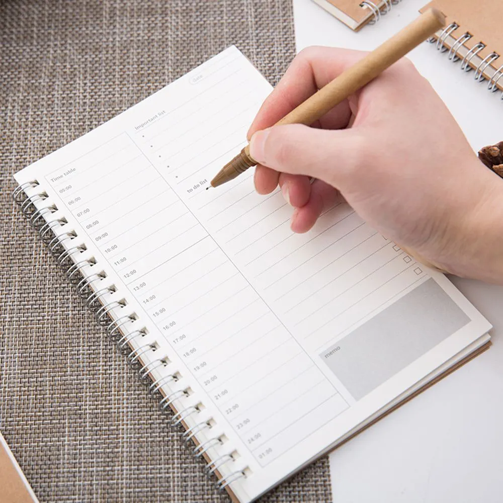 Diary Daily Weekly Monthly Planner Schedule Notebook Agenda Table To Do ...