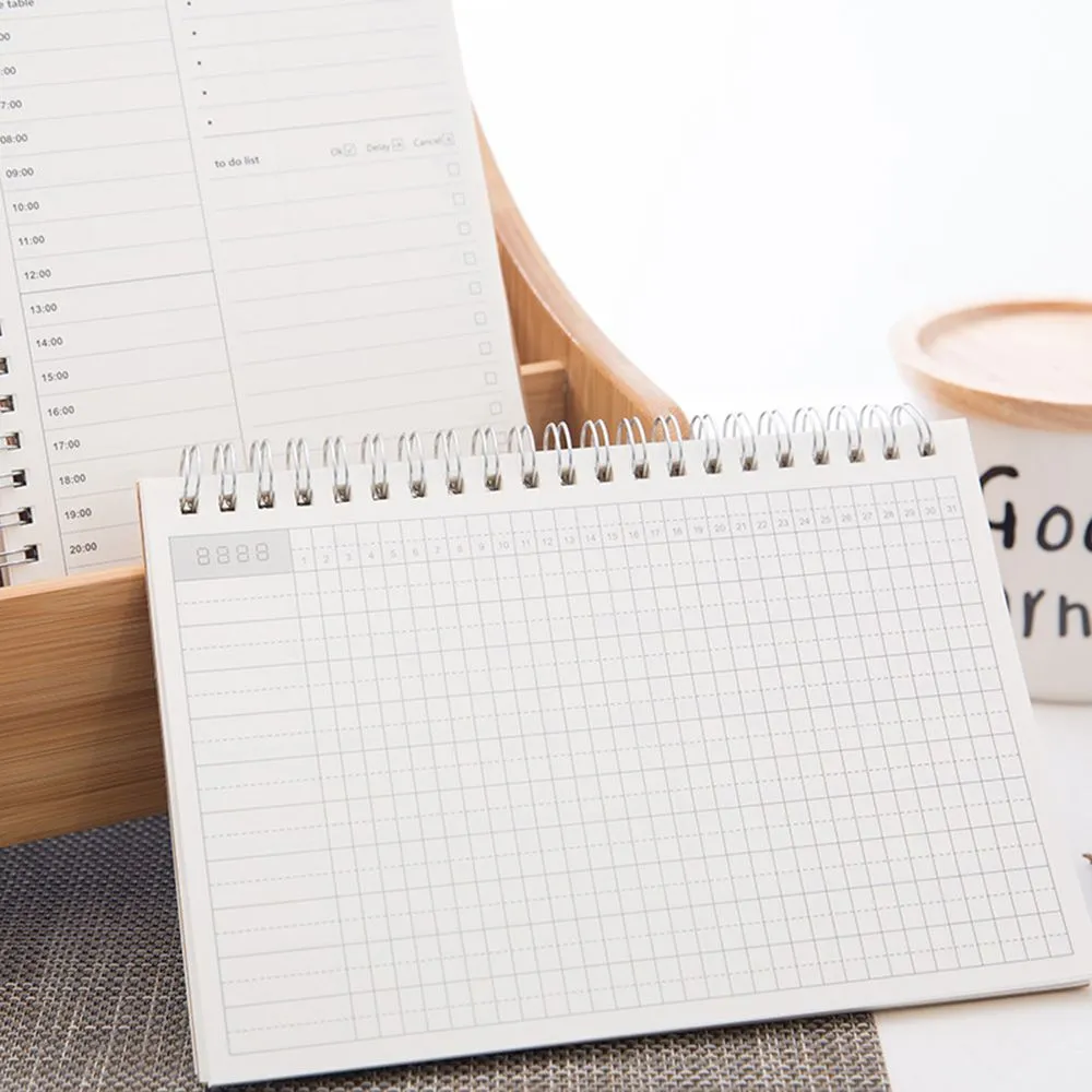 Diary Daily Weekly Monthly Planner Schedule Notebook Agenda Table To Do ...