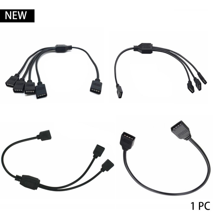 1 to 1 2 3 4 Ports 3528 5050 Light Strip Plug LED Splitter Connector ...