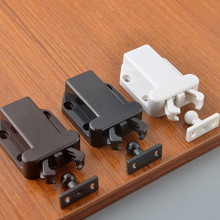 Invisible Cupboard Self-locking Lock Buckle Cabinet Catches Furniture ...