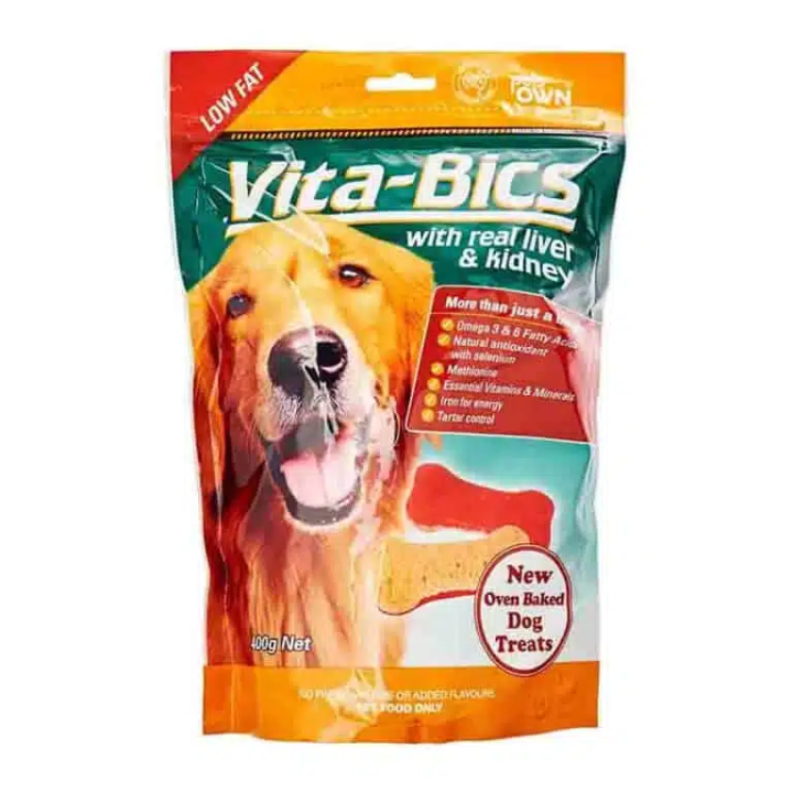 Vita Bics Liver and Kidney Oven Baked Dog Biscuit- 400g | Daraz.lk